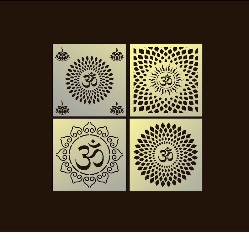 Aum Symbol SVG Bundle, CNC Laser Cut Files (digital Download) - Etsy