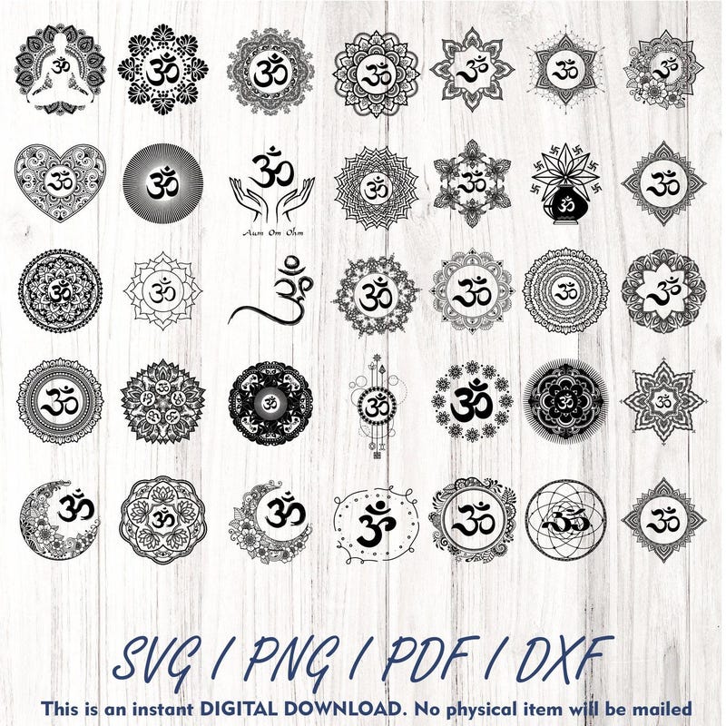 Om Svg - Etsy