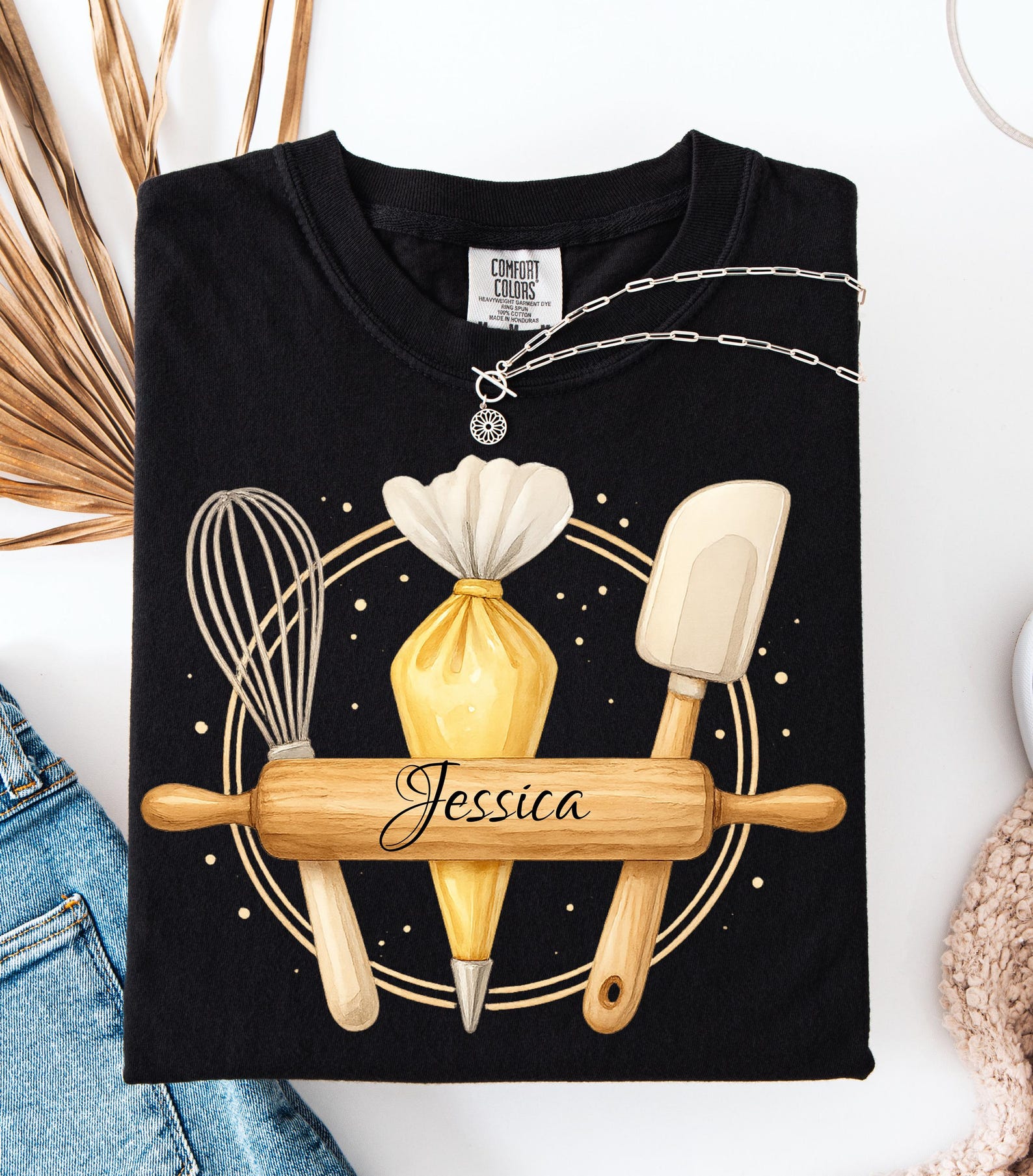 Personalized Baker Shirt, Custom Pastry T-shirt, Bakery Gift, Comfort ...