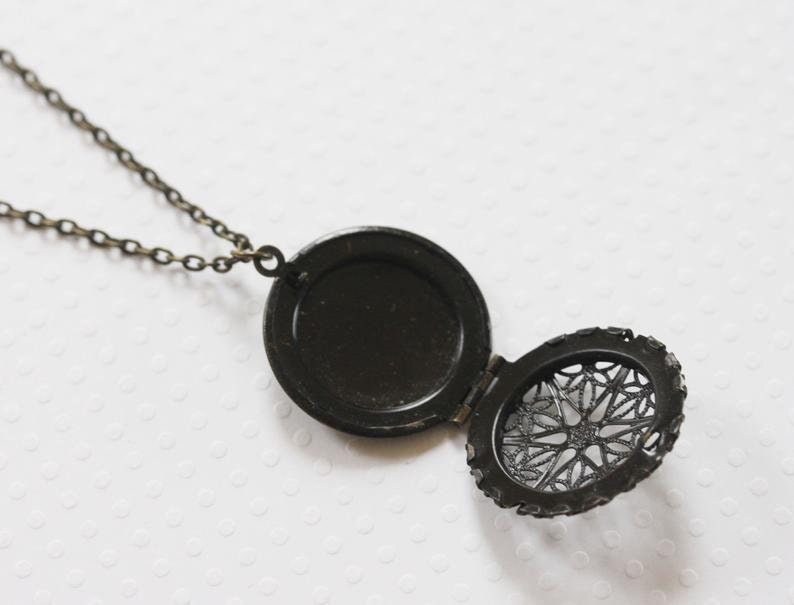 Vintage Locket Brass Filagree Locket Mid Century Locket Boho Jewelry - Etsy