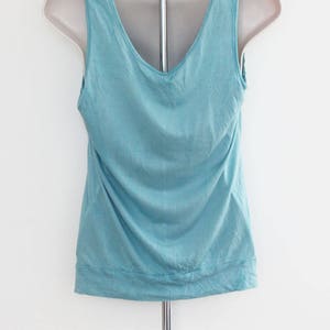Turquoise Tank Vintage Sleeveless Women's Sequenced Tank Top Boho Top ...