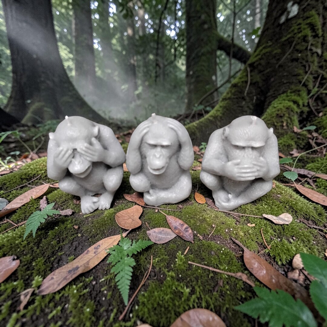 Three Monkeys Scented Candles - Etsy