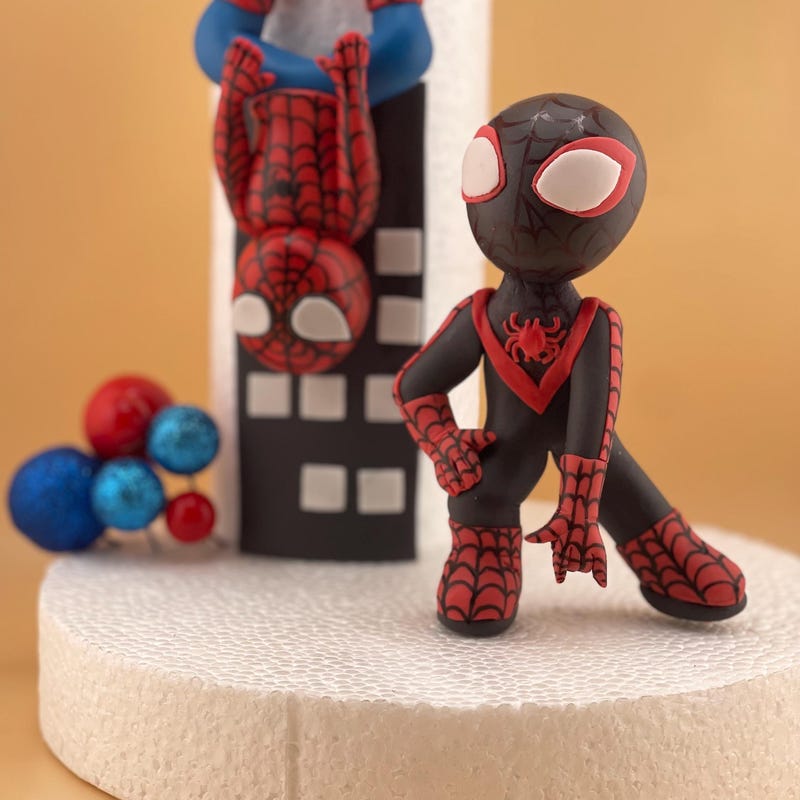 Spiderman Figurines for Cake - Etsy UK