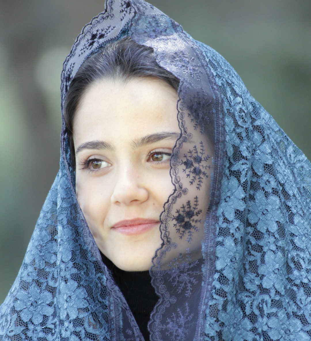 Catholic Head Covering for Mass, Triangle Latin Mass Veil for Church ...