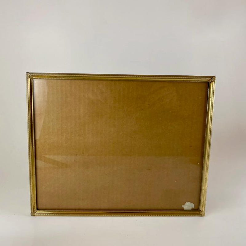 Brass Photo Frame 1940s - Etsy