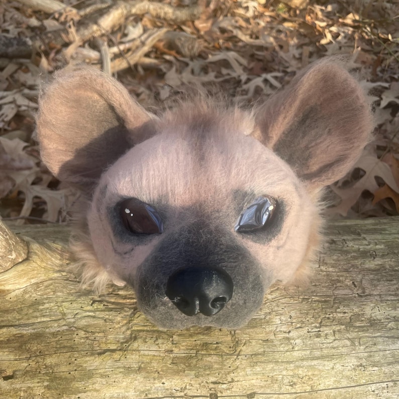 Spotted Hyena Therian Mask (READ DESCRIPTION) - Lined and Waterproof ...
