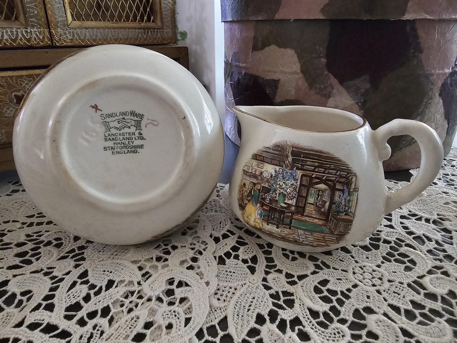 Vintage 1940 Lancaster Sandland Ware Staffordshire, England - Etsy