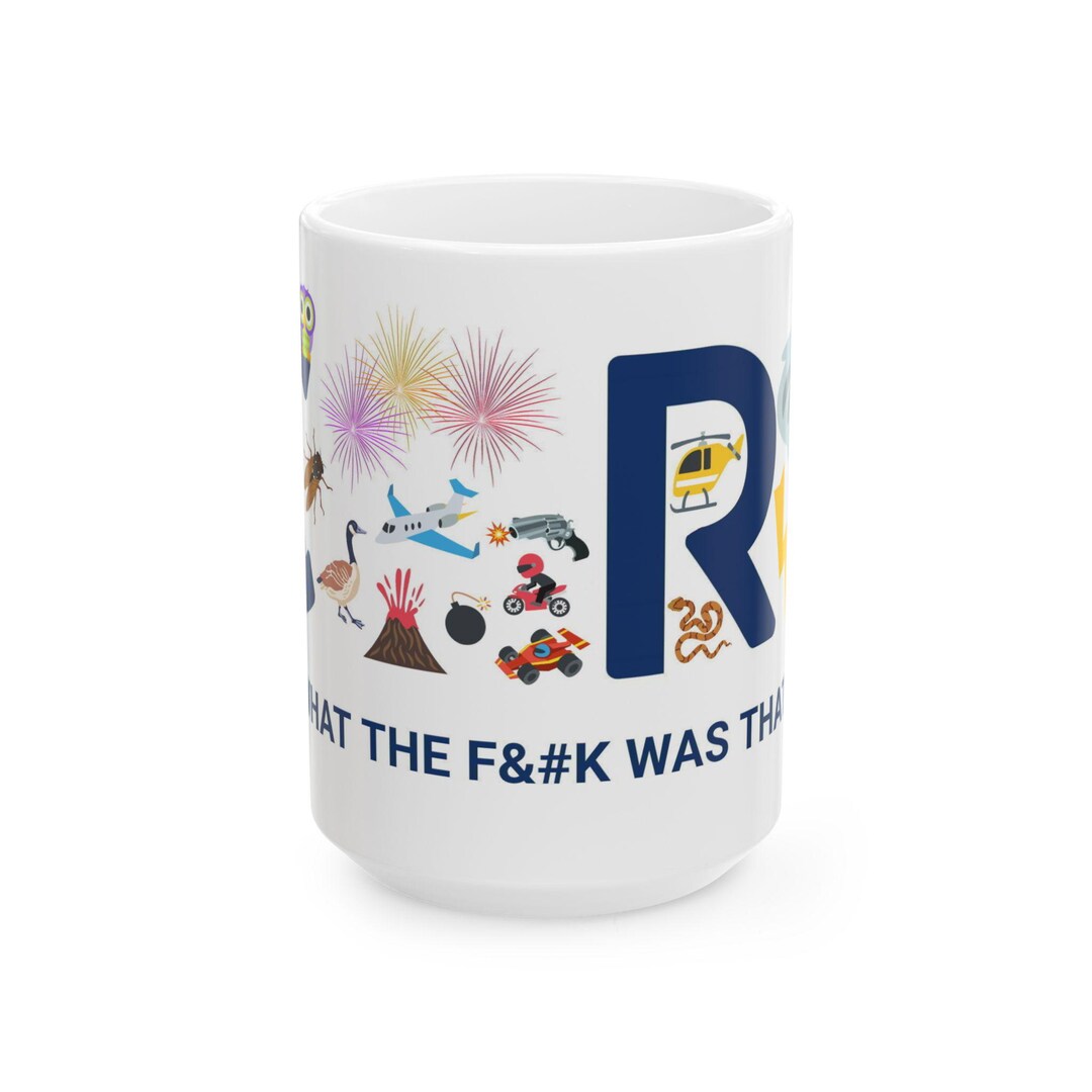 Downtown Cary WTF Mug - Fun Gift for Friends, Unique Coffee Cup, - Etsy