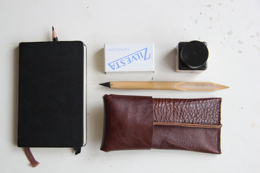 Leather Etui Pattern - DIY Pen Case - DIY Eyeglass Case - PDF Pattern ...