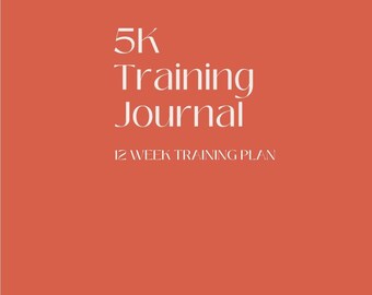 8-week 5K Training Plan Bundle With Running Log/journal, 5K Training ...