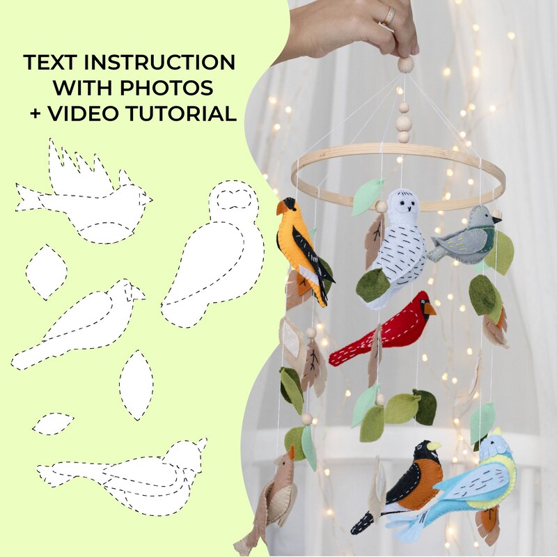 Bird Mobile - Etsy