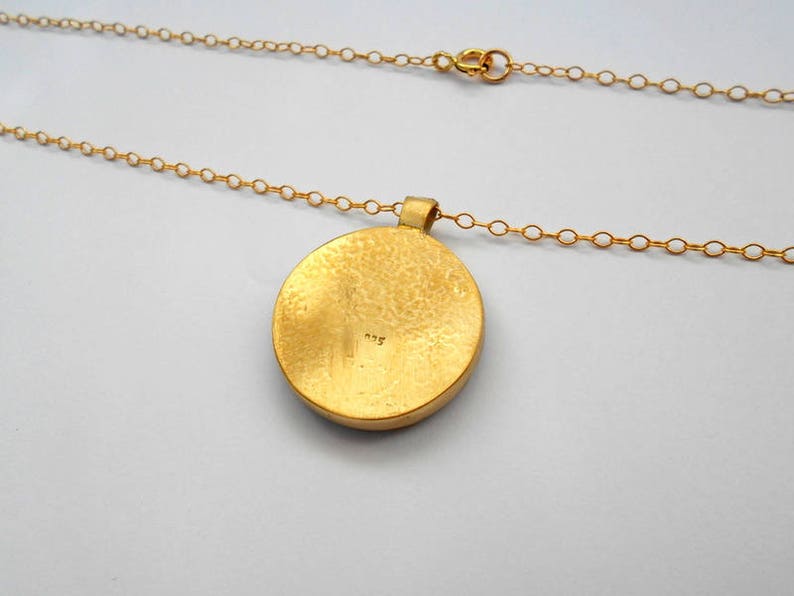 Unique Gold Necklace Unique Pendant Necklace Boho Necklace - Etsy