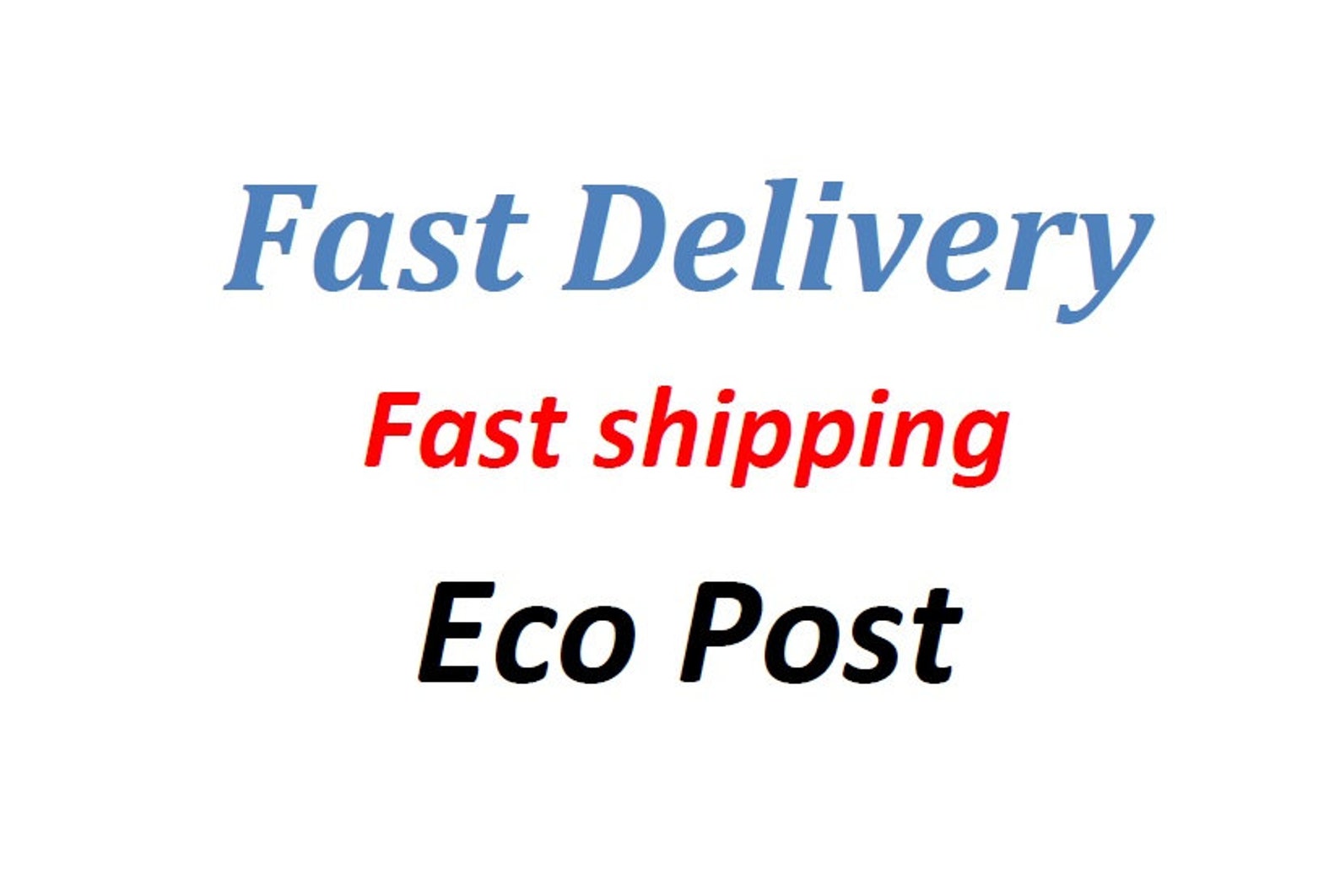 Fast Shipping Shipping Upgrade by Eco Post Express Delivery - Etsy