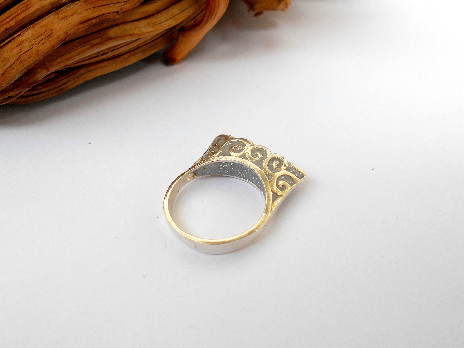 Silver Signet Ring Women Signet Ring Unique Ring Silver | Etsy