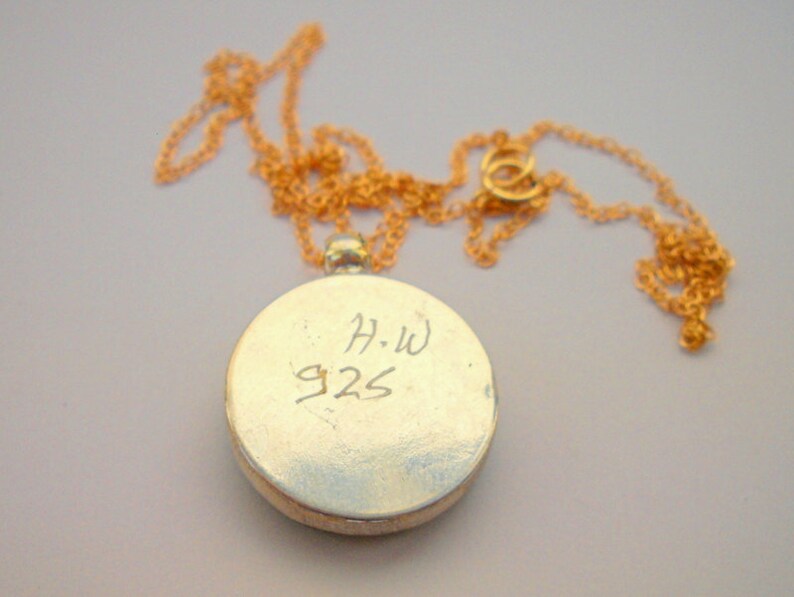 Unique Pendant Necklace, Unique Gold Necklace, Resin Necklace, Boho ...