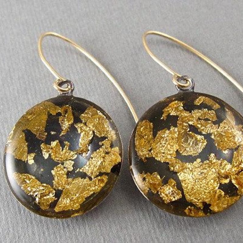 Epoxy Resin Earrings - Etsy