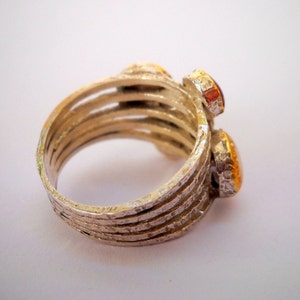 Colorful Ring, Statement Ring, Boho Ring, Unique Silver Ring, Statement ...