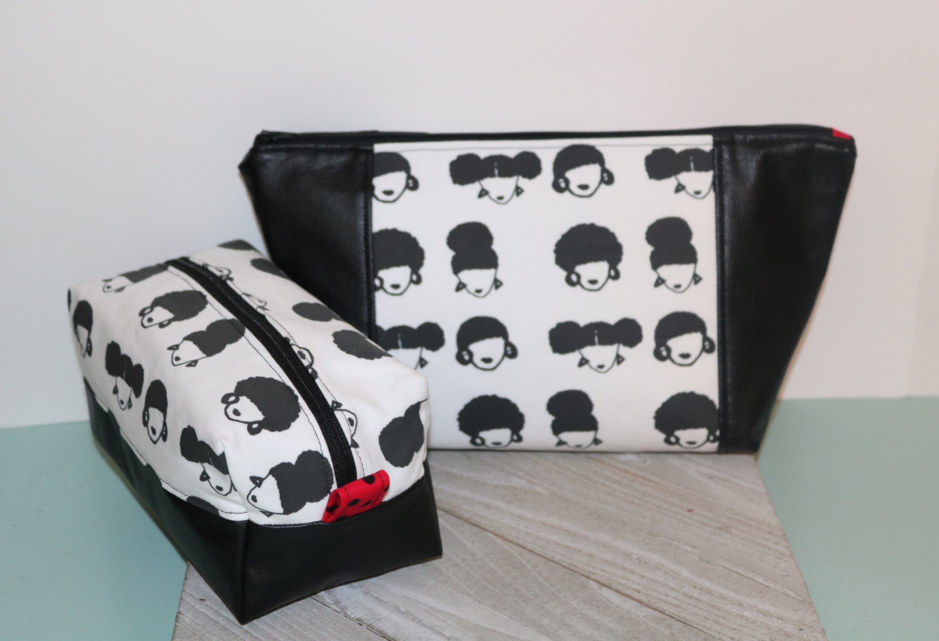 Curly Girl Natural Beauty Bag/make up Bag/project Bag/hair Bag ...