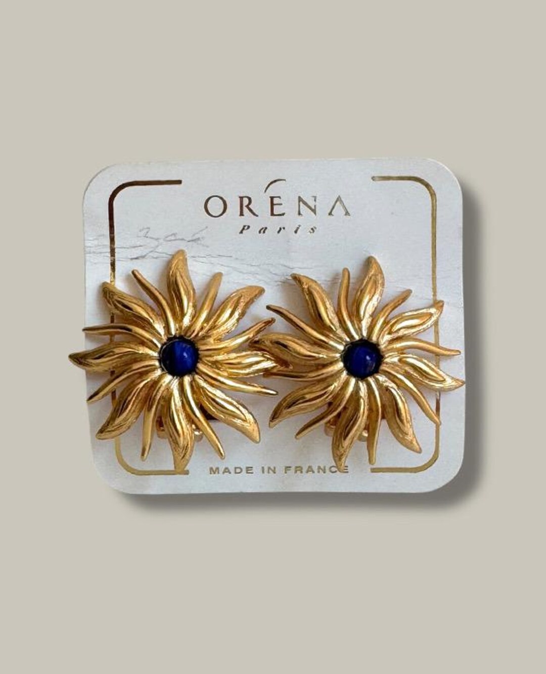 Vintage Flower Earrings ORENA - Etsy