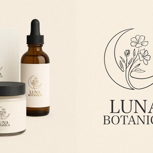 Custom Organic Logo Design for Eco Brands | Minimal Botanical Branding ...