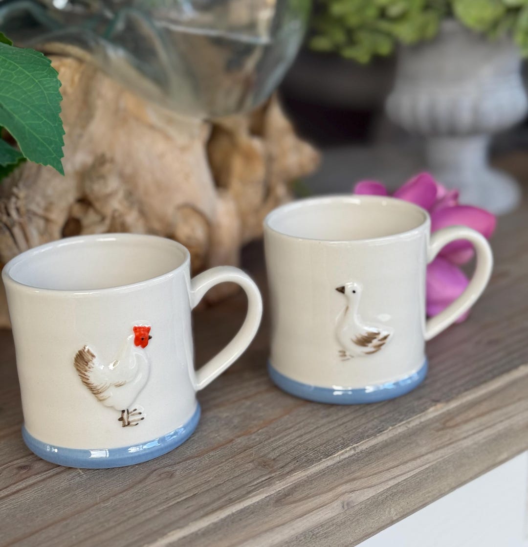 Ceramic Country Themed Mini Mug - 2 Design Options - Etsy
