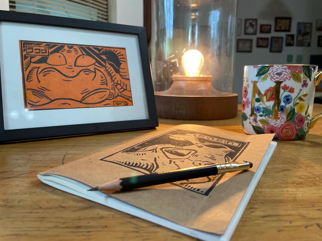 Pokémon Inspired Krabby Japanese Linocut Printmaking Fanart - Etsy
