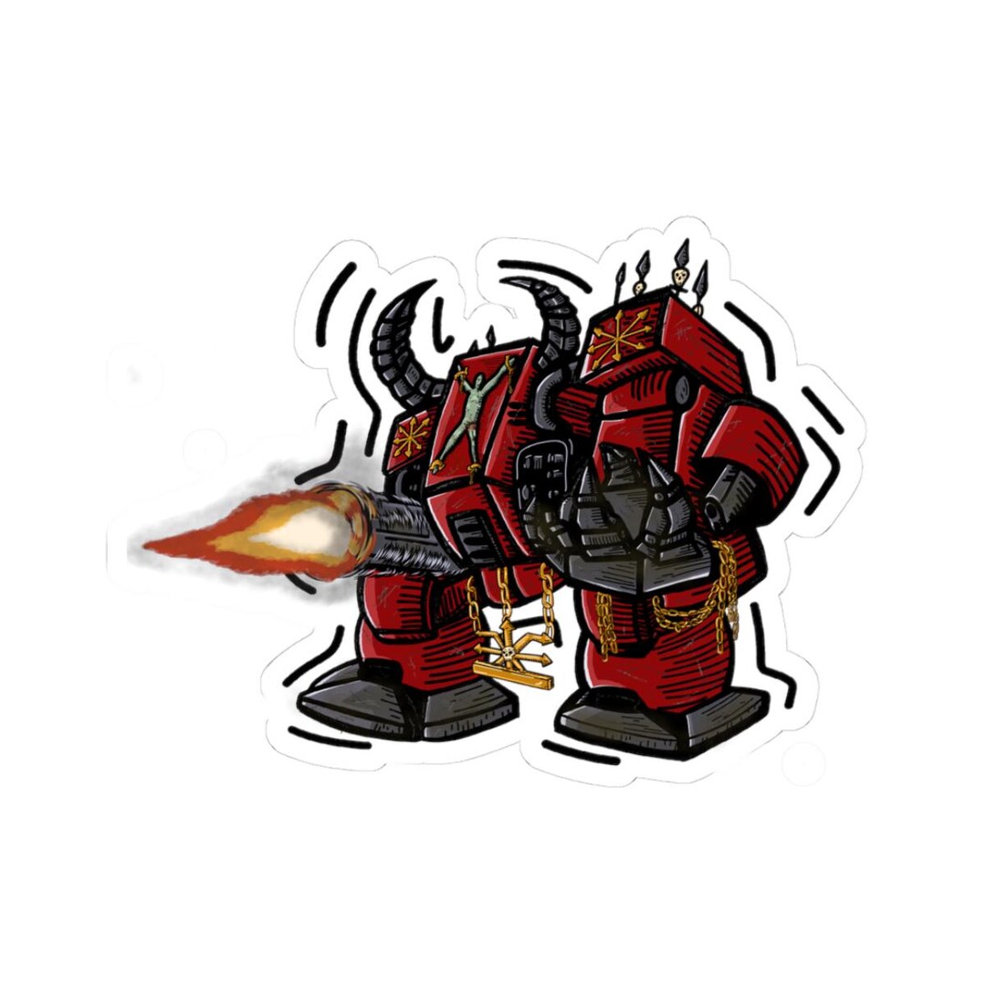 Sci-fi, Tabletop, Chaos, Space, Mech, Marines, Fantasy, Gaming, Sticker ...