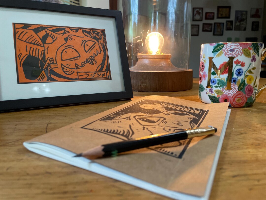 Pokémon Inspired Kingler Japanese Linocut Printmaking Fanart - Etsy