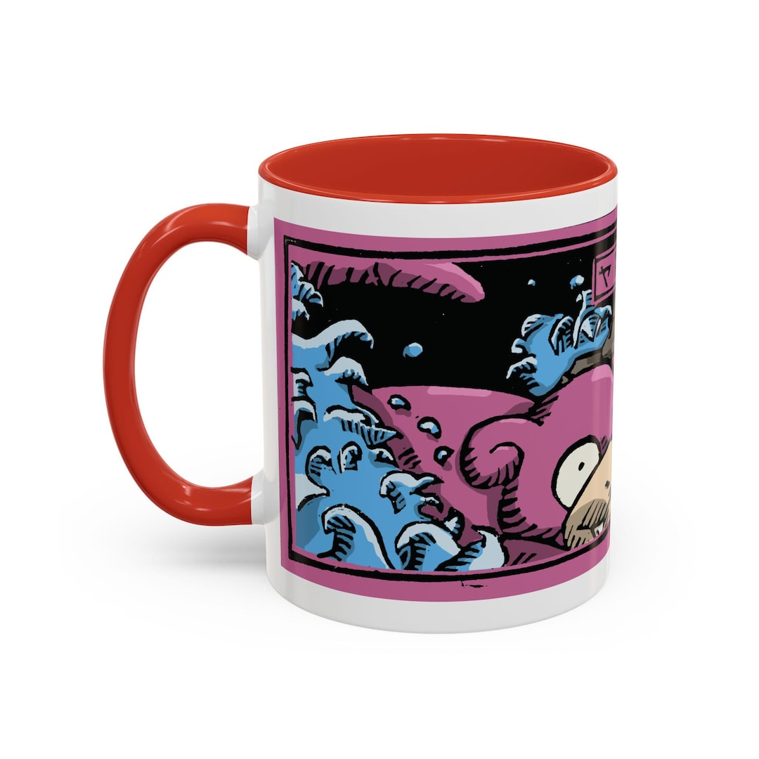 Whimsical Slowpoke Coffee Mug, Cute Gift for Gamers, Fun Home Decor ...