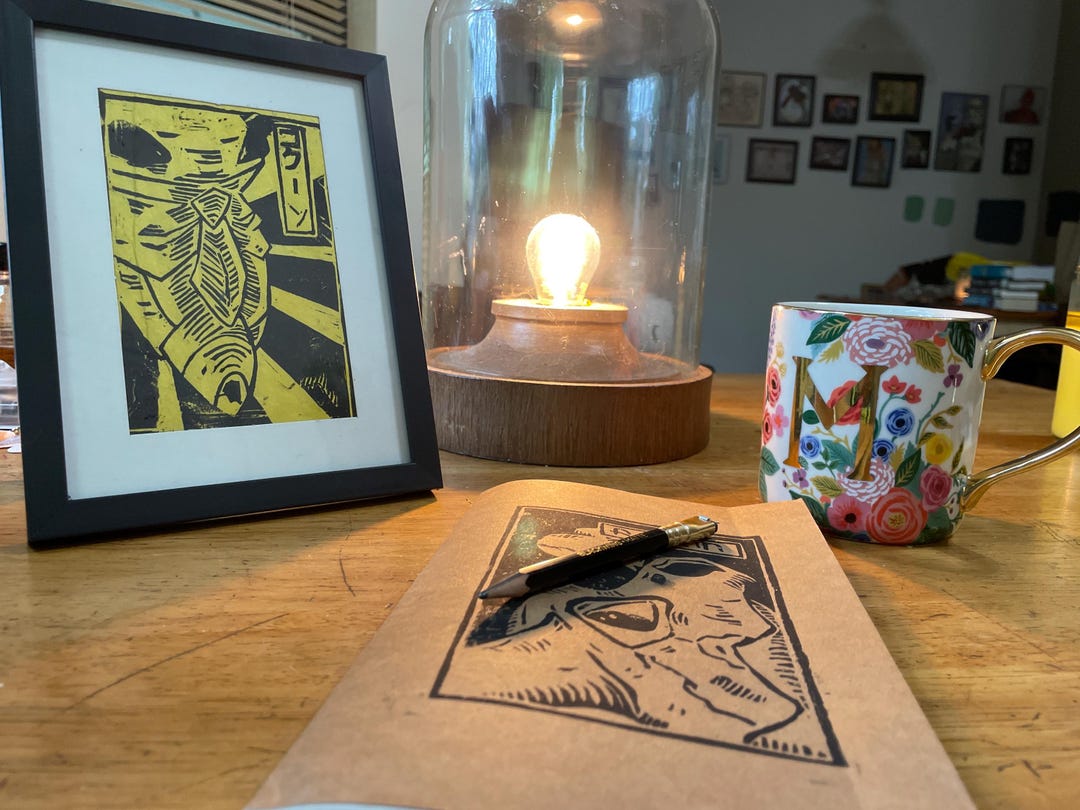 Pokémon Inspired Kakuna Linocut - Etsy