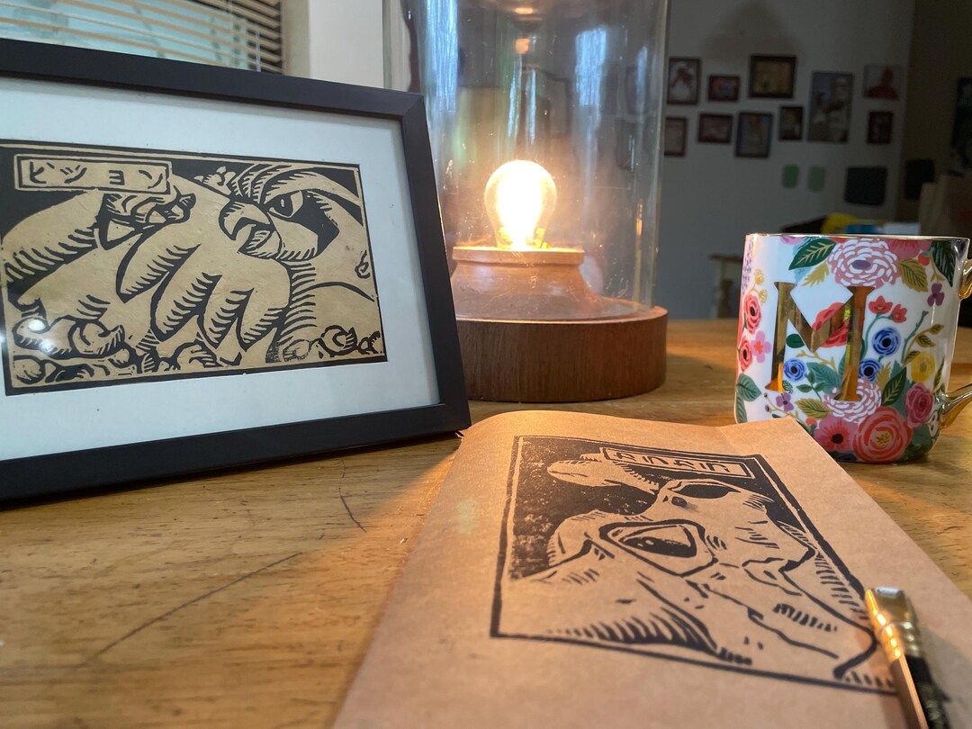 Pokémon Inspired Pidgeotto Japanese Linocut Printmaking Fanart - Etsy