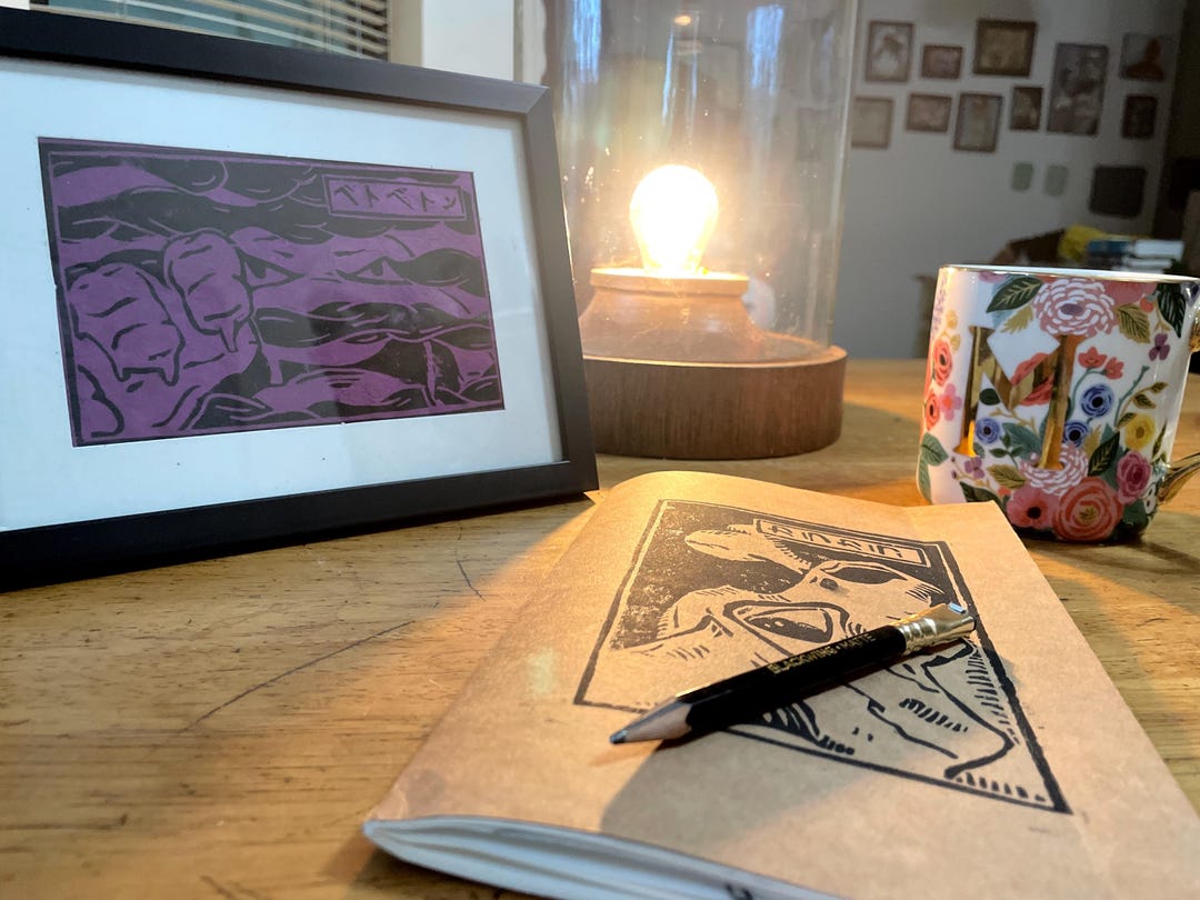 Pokémon Inspired Muk Japanese Linocut - Etsy