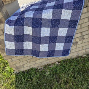 Gingham Baby Quilt - Etsy