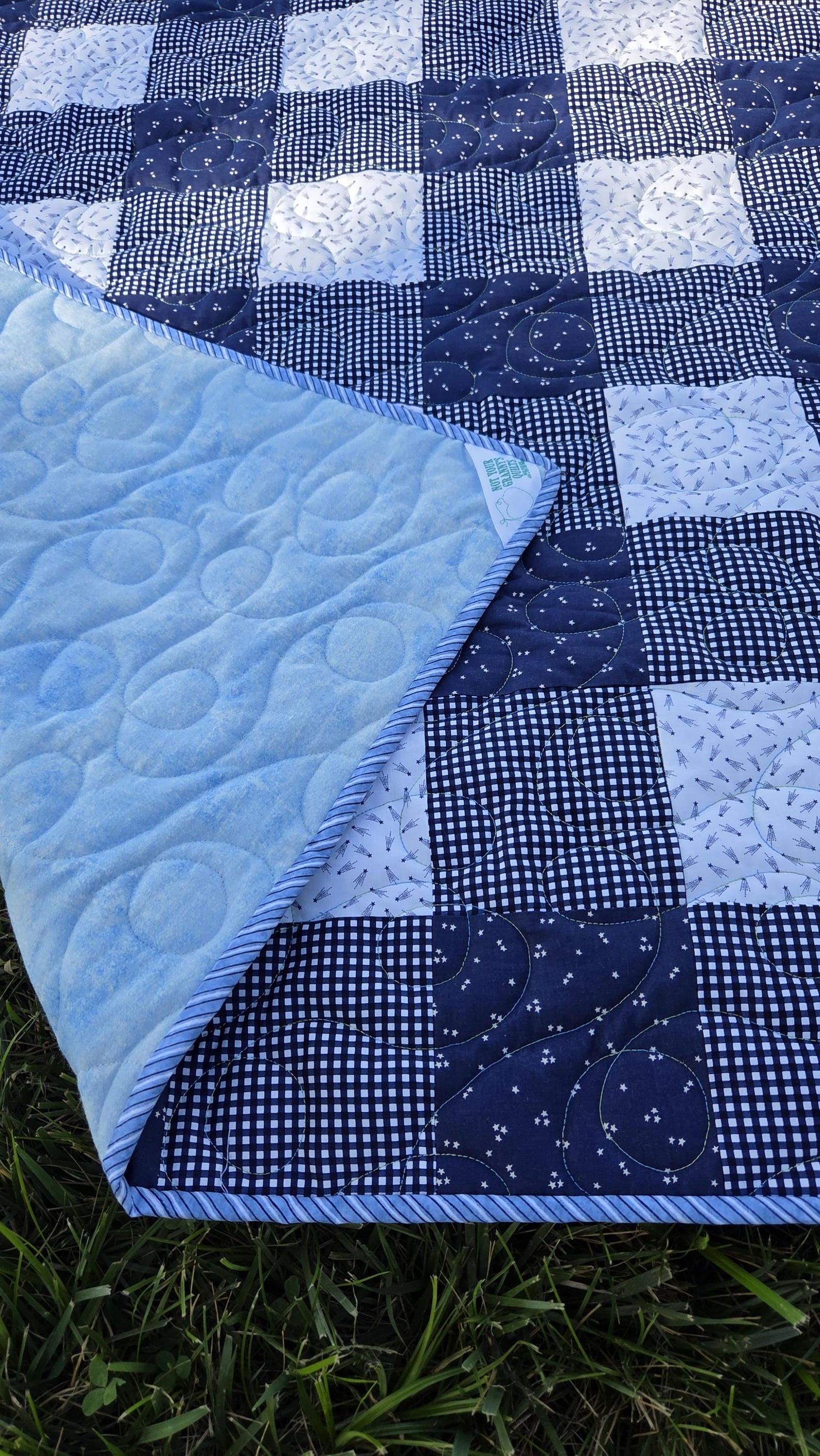 Gingham Baby Quilt - Etsy