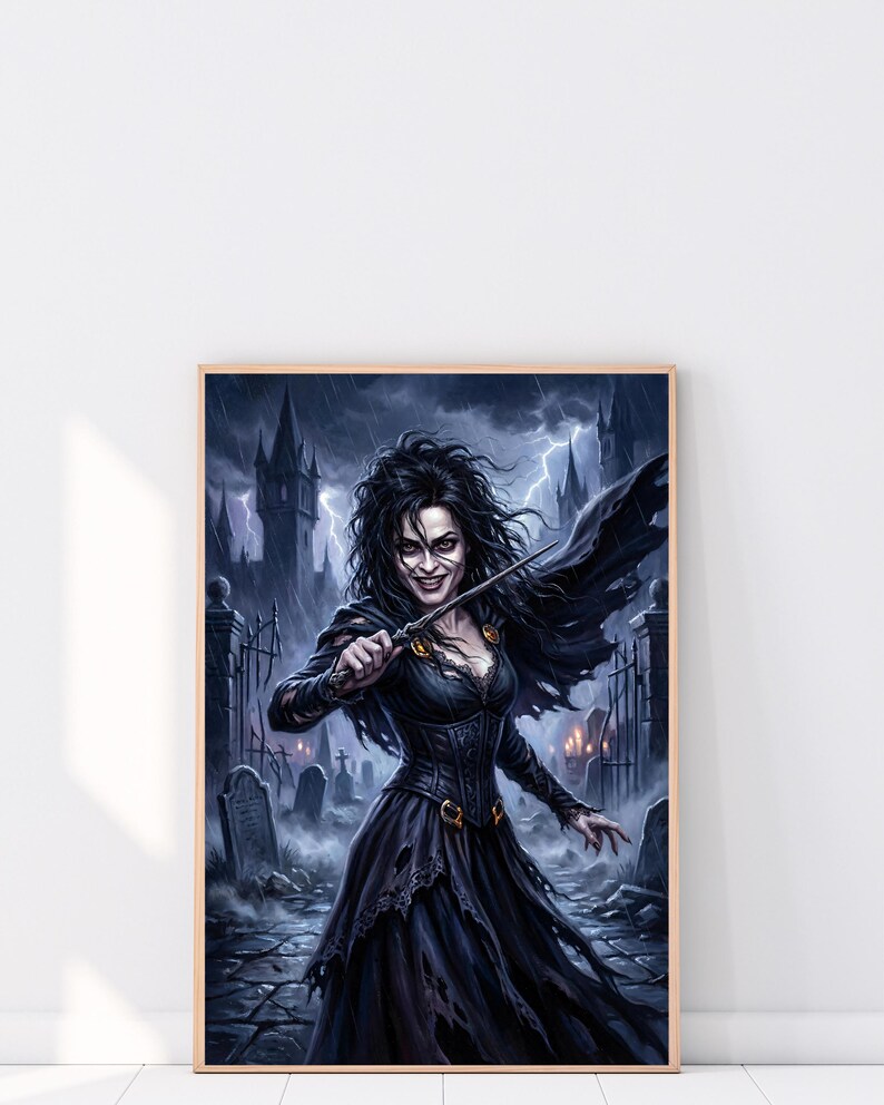 Bellatrix Lestrange - Harry Potter Fan Art - Fantasy Poster - Digital ...