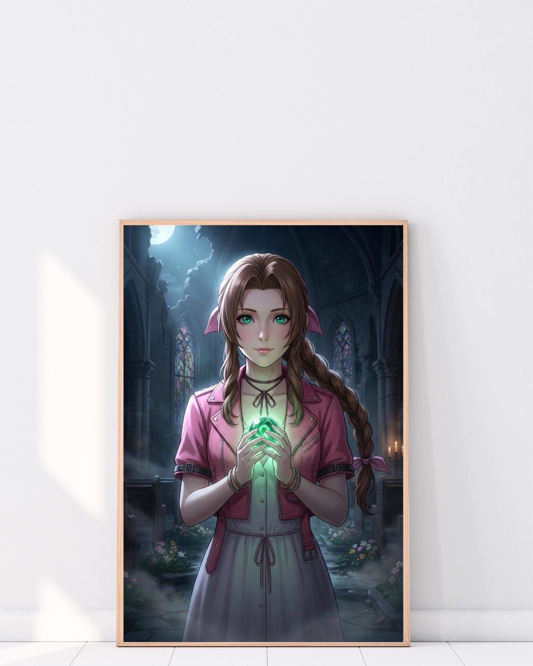 Aerith Gainsborough - Printable Wall Art - Final Fantasy VII Poster ...