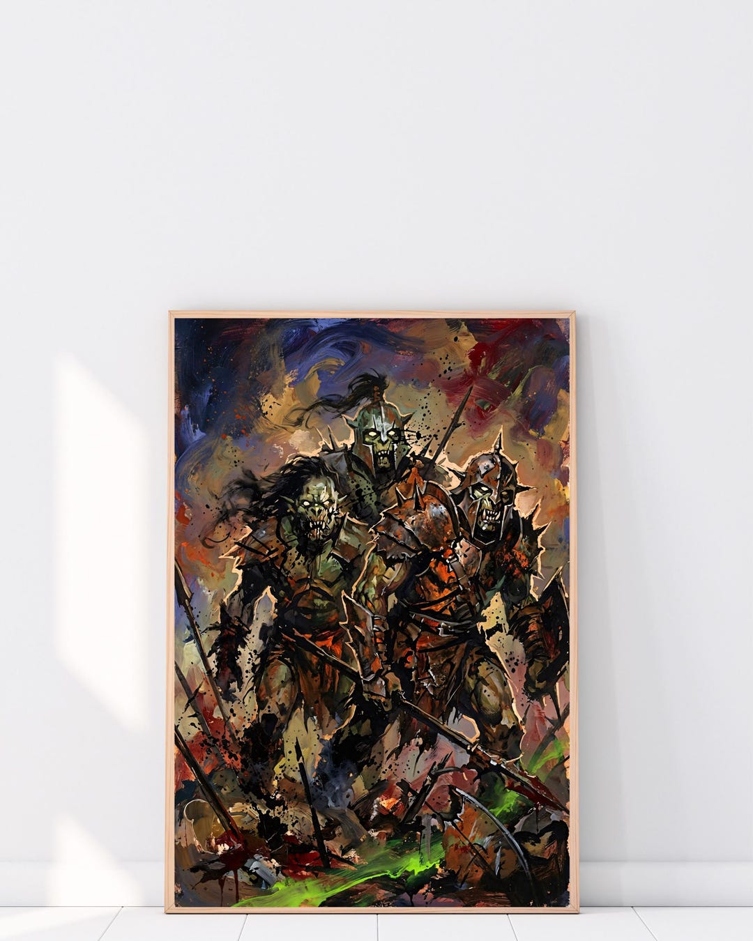 Orc Warriors - Printable Wall Art Poster - Lord of the Rings Fan Art ...