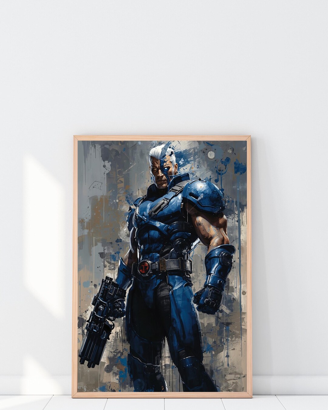 Cable - Printable Wall Art Poster - X-men Superhero - Marvel Mutant Fan ...