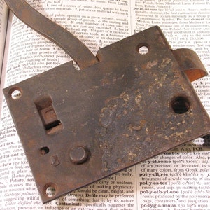 Vintage FERRO Door Rim Latch W Long Lever Arm - Antique Hardware - Etsy