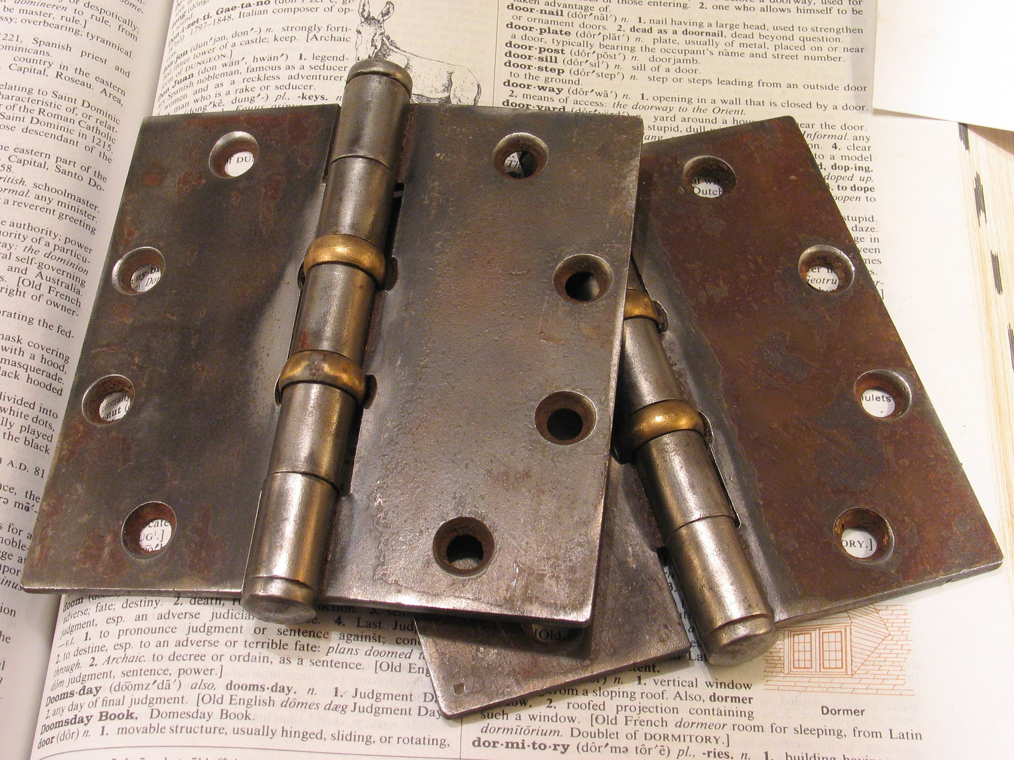 Antique Book Hinges