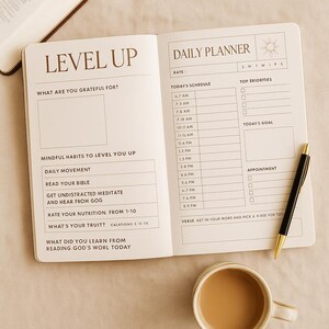 Faith-based Daily Planner Printable Christian Morning Routine Journal ...
