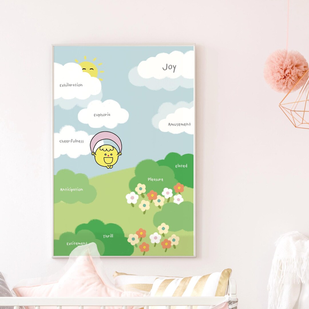 Joy Feelings Poster for Kids | Classroom Calm Corner Decor (digital ...