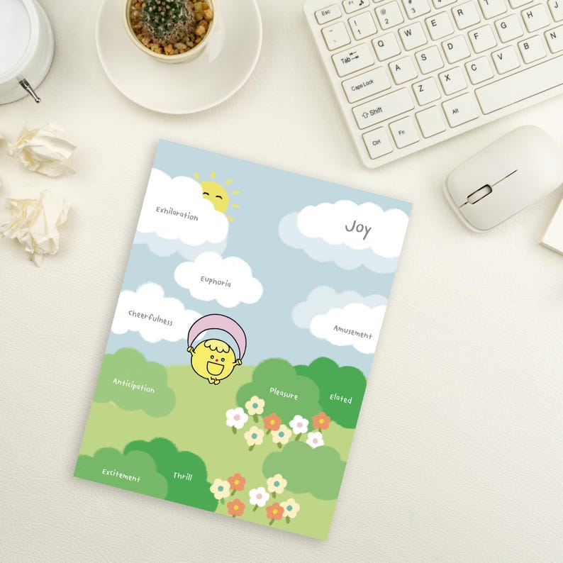 Joy Feelings Poster for Kids | Emotions Chart Printable for Classroom ...
