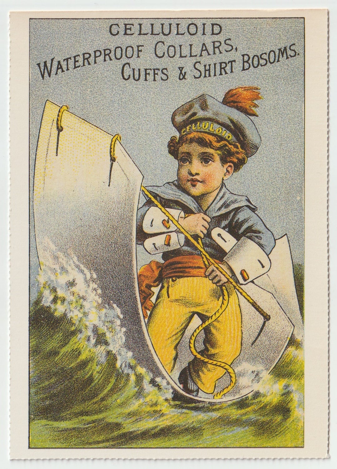 Vintage 1989 Old FASHIONED CHILDREN in TRADE Cards Celluloid Collars ...