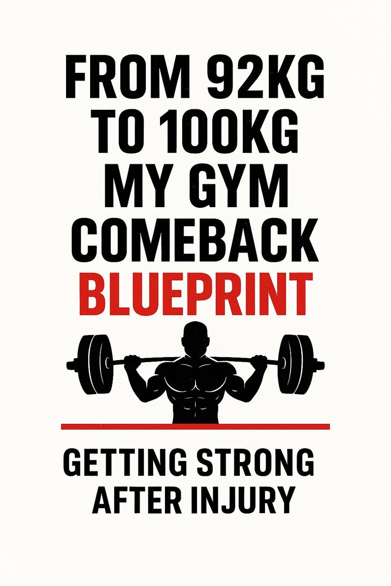 Gym Comeback Plan PDF | Injury Recovery Workout Program - Etsy