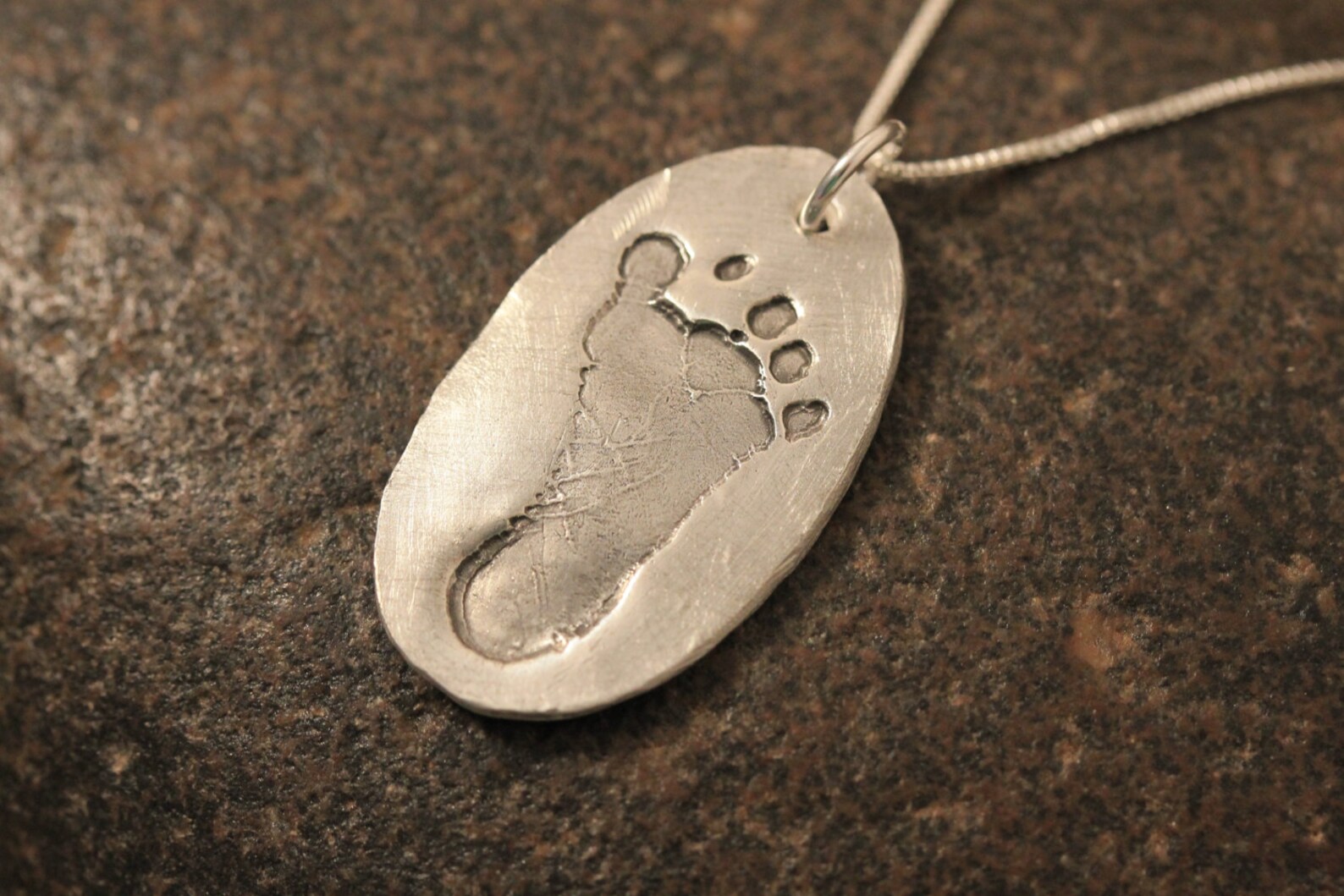 Your Baby or Child's ACTUAL Footprints Made Into Silver - Etsy