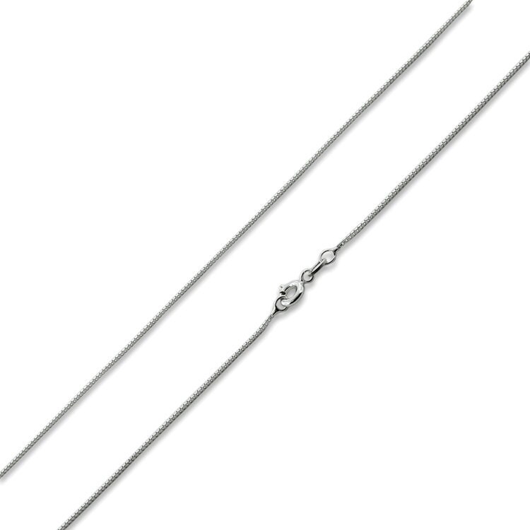 Sterling Silver Box Chain 20 Necklace 1.2mm Italian - Etsy