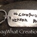 Handwriting Keychain Solid Silver Made From Your Actual - Etsy