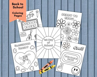 Back to School Coloring Pages, Welcome Back to School Coloring Sheets ...