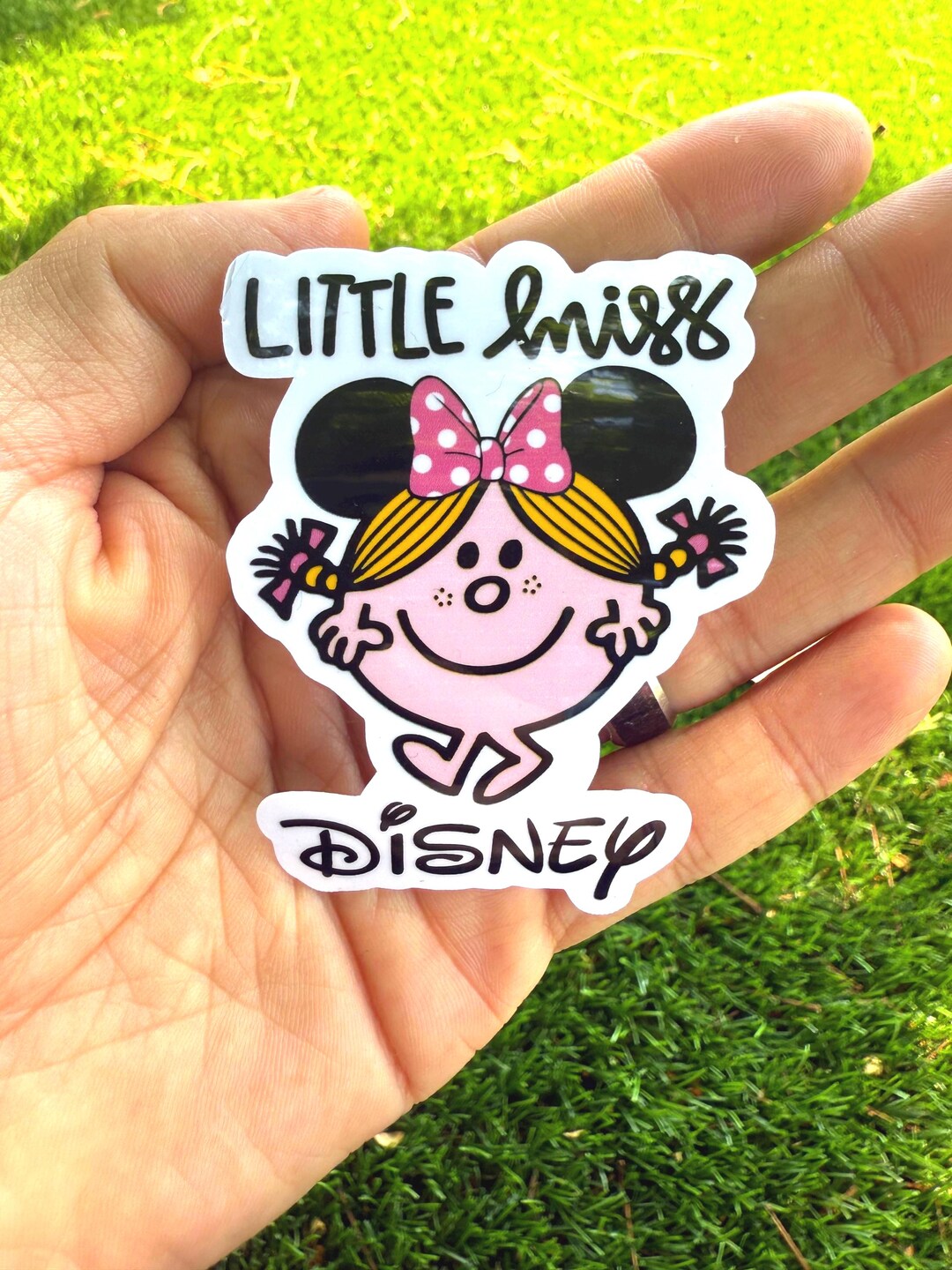 Little Miss Disney Sticker, Disney Lover Sticker - Etsy
